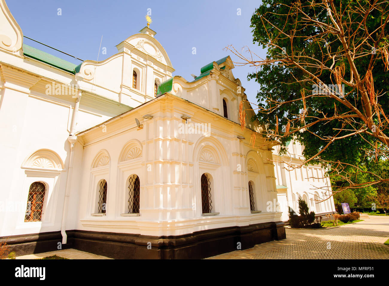 Orthodox church on the territory of the Monastery of Caves, Ukraine ...