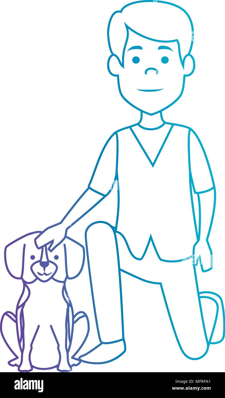 veterinary doctor with dog avatar character vector illustration design ...