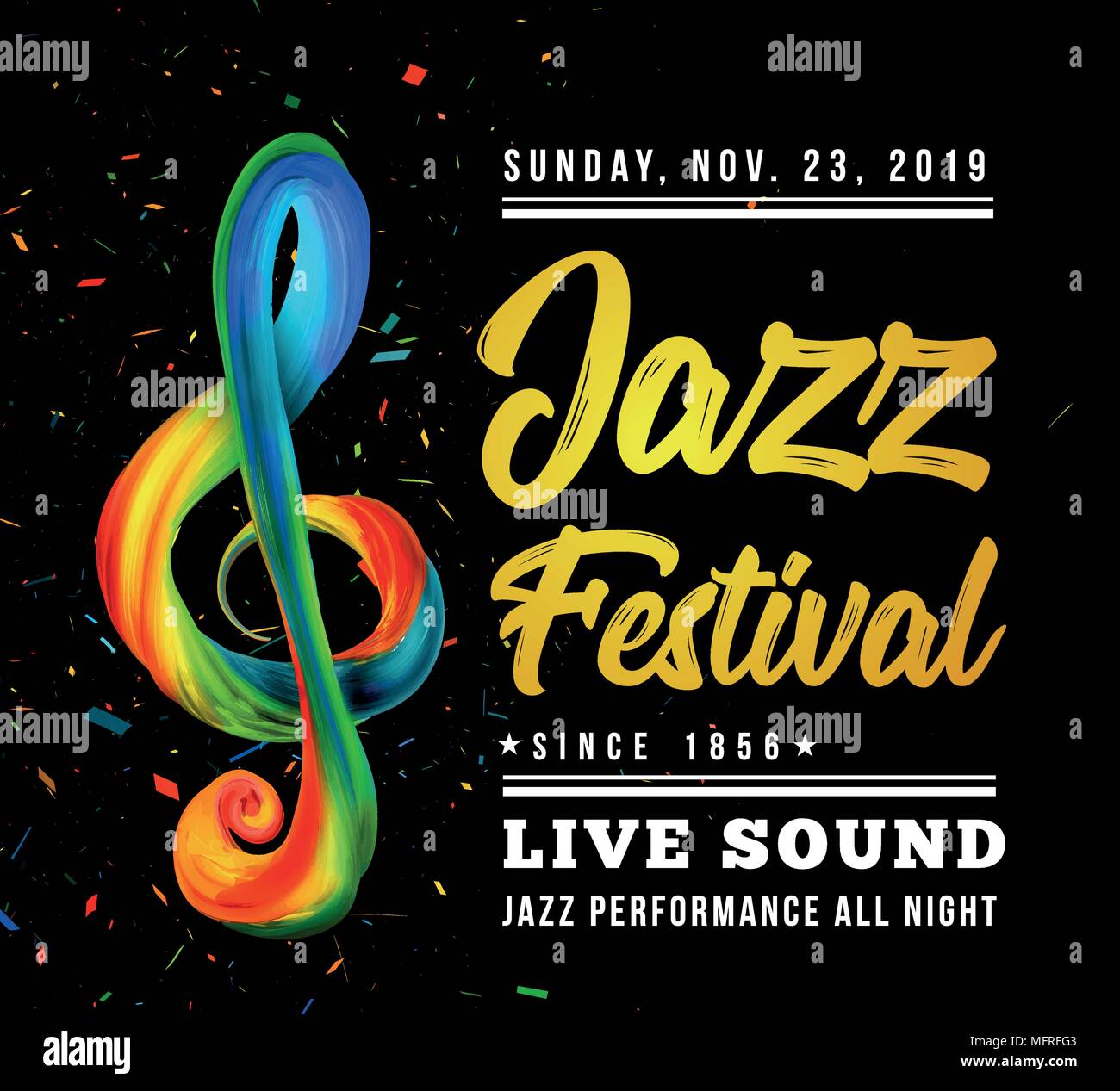 Jazz Concert Poster Template Vector Jazz Concert Posters 184445 ...