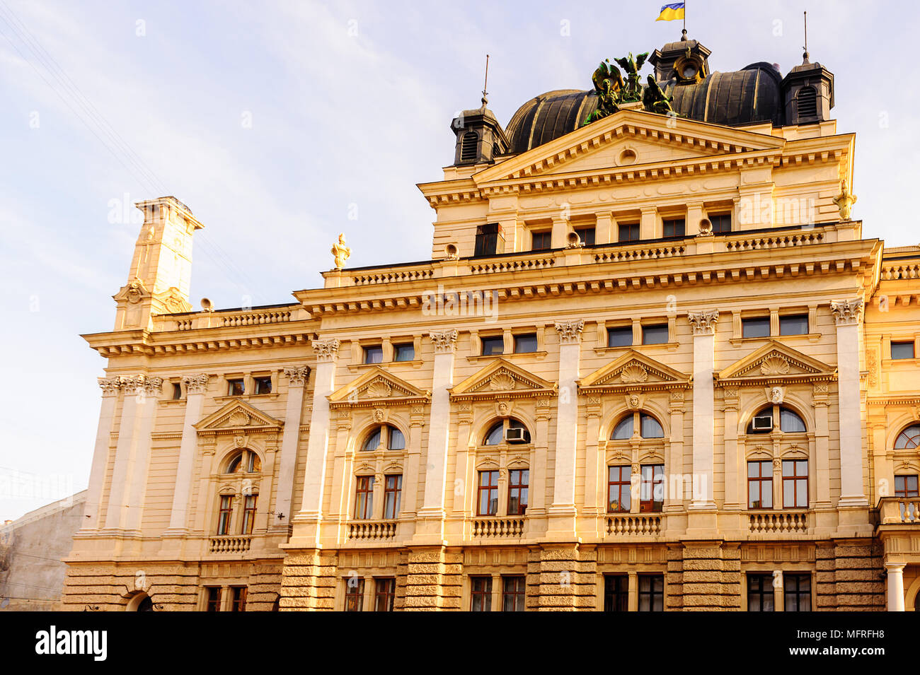 Facade of the Lviv Opera and Ballet Theatre Stock Photo - Alamy
