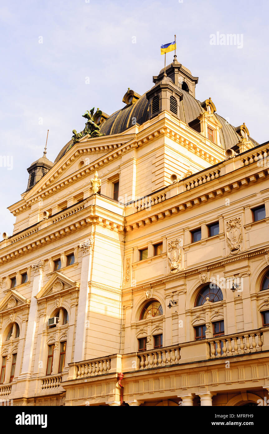 Facade of the Lviv Opera and Ballet Theatre Stock Photo - Alamy