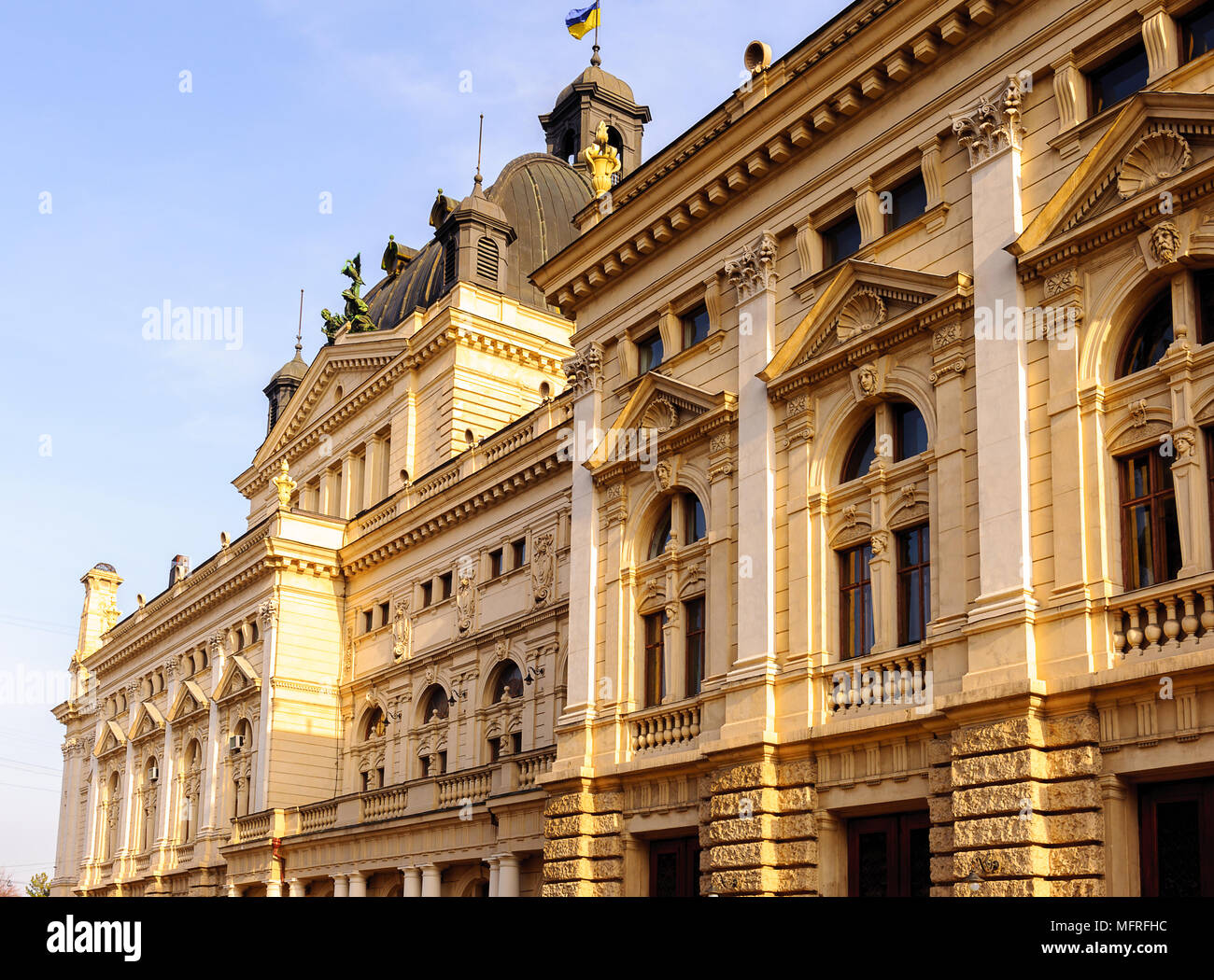 Facade of the Lviv Opera and Ballet Theatre Stock Photo - Alamy