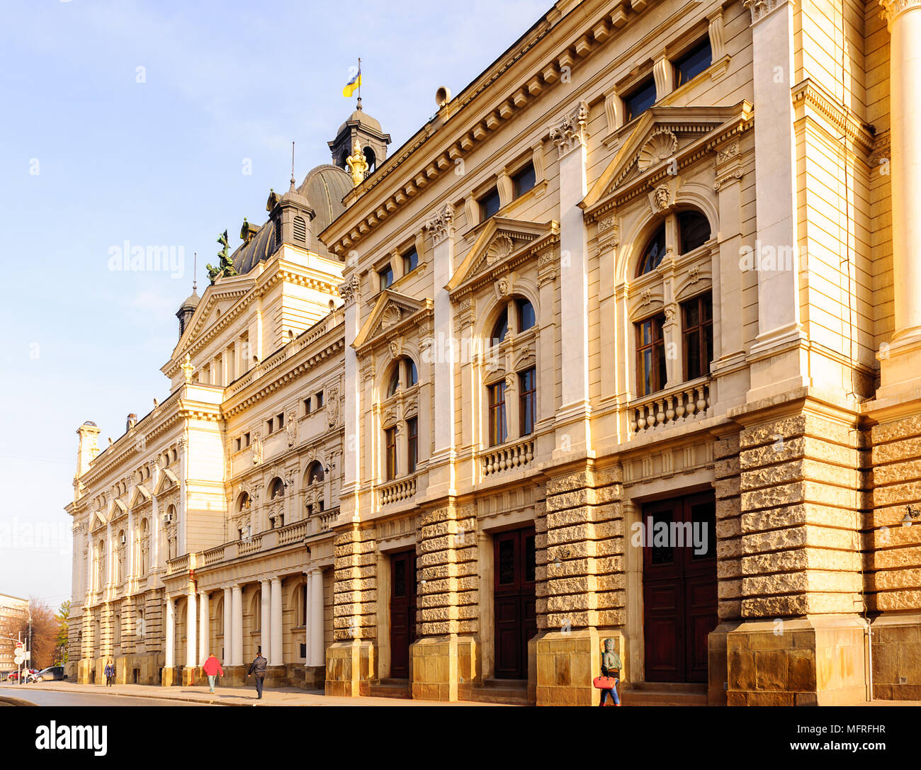 Facade of the Lviv Opera and Ballet Theatre Stock Photo - Alamy