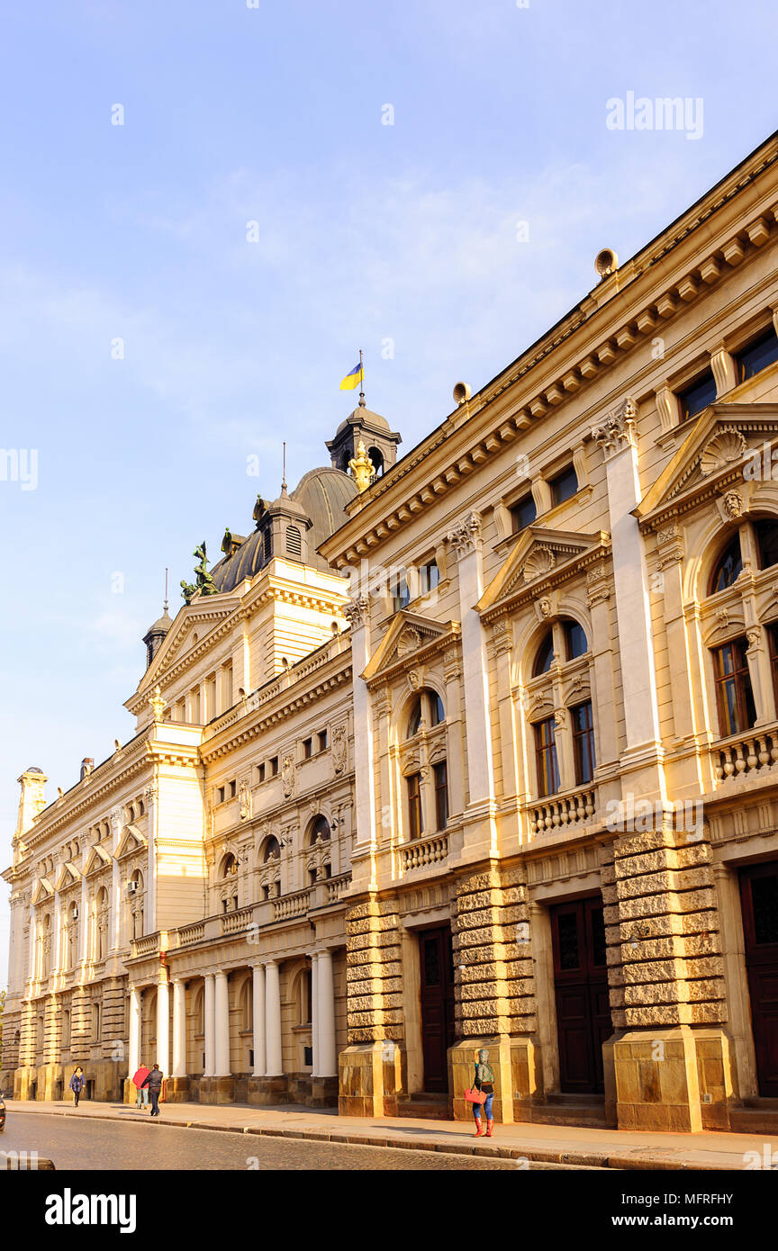Facade of the Lviv Opera and Ballet Theatre Stock Photo - Alamy