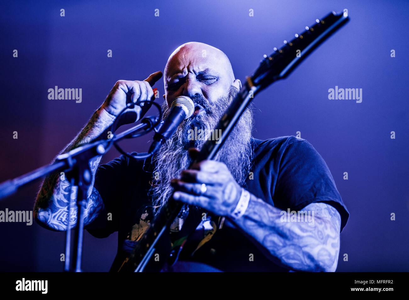 Netherlands, Tilburg - April 20, 2018. The American sludge metal band ...