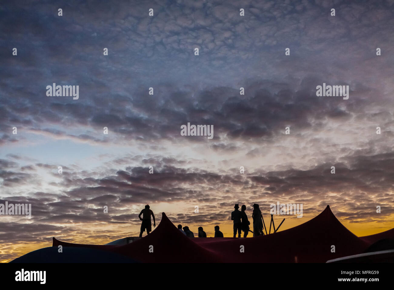 Big red fun bus hi-res stock photography and images - Alamy