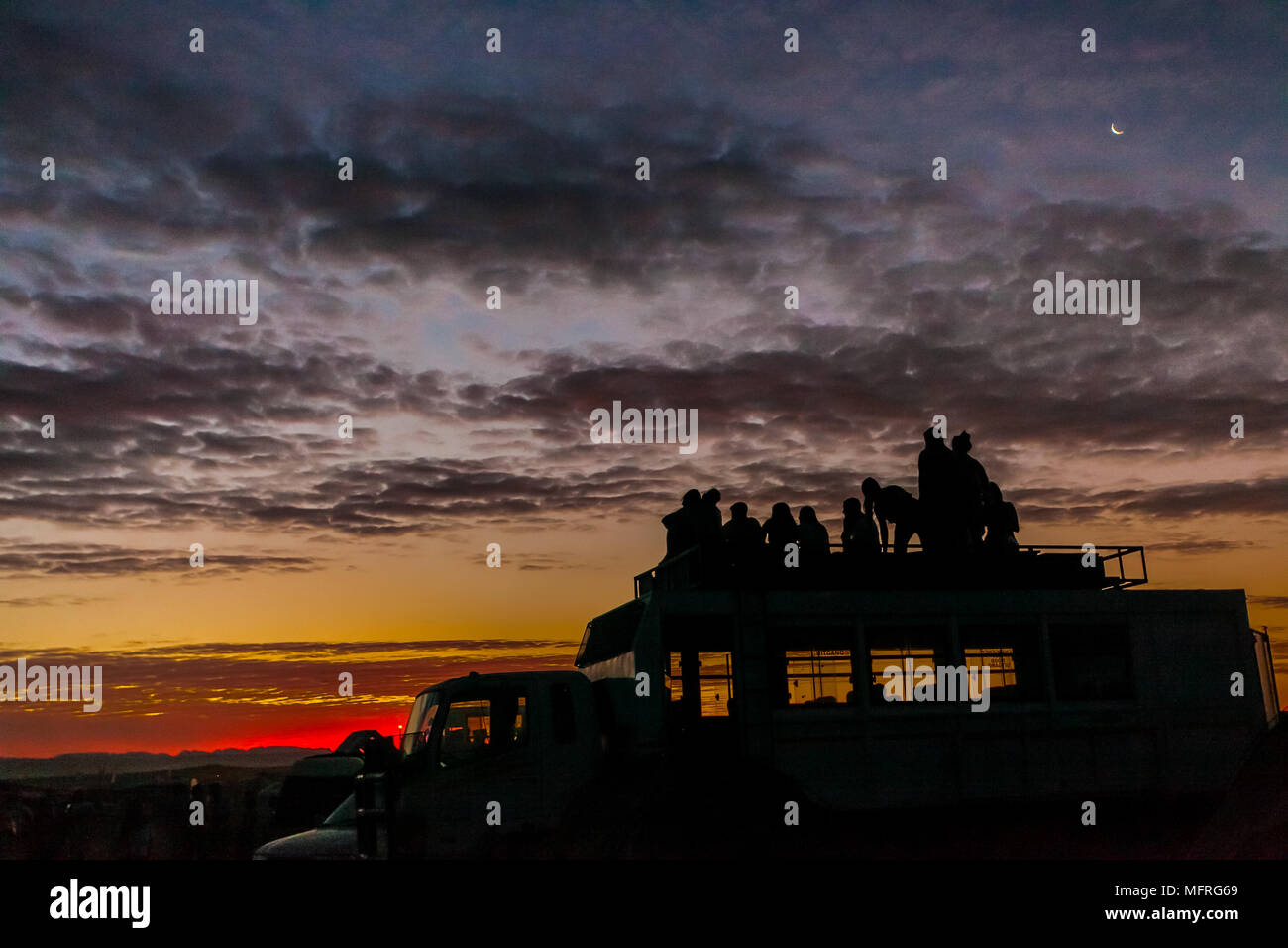 Big red fun bus hi-res stock photography and images - Alamy