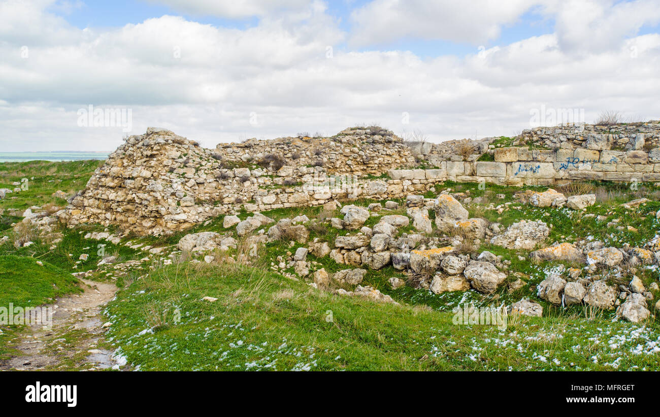 Greek ruins, Chersonesus, Crimea, Ukraine Stock Photo - Alamy