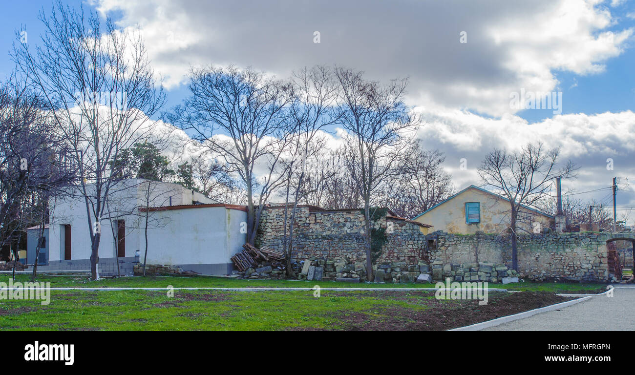 Small town in Ukraine Stock Photo - Alamy
