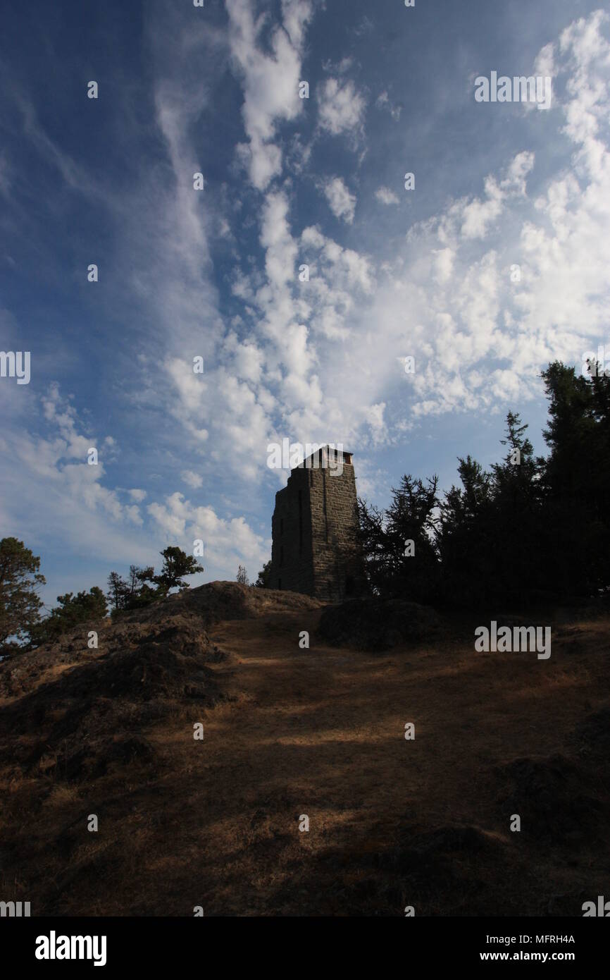 Mt. Constitution Observation Tower Stock Photo - Alamy