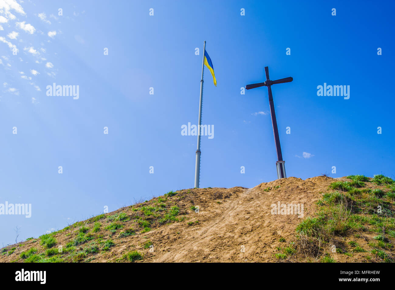 Flag of zaporizhia hi-res stock photography and images - Alamy
