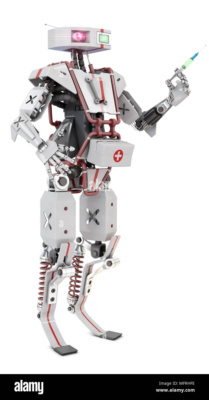 Robot doctor Cut Out Stock Images & Pictures - Alamy