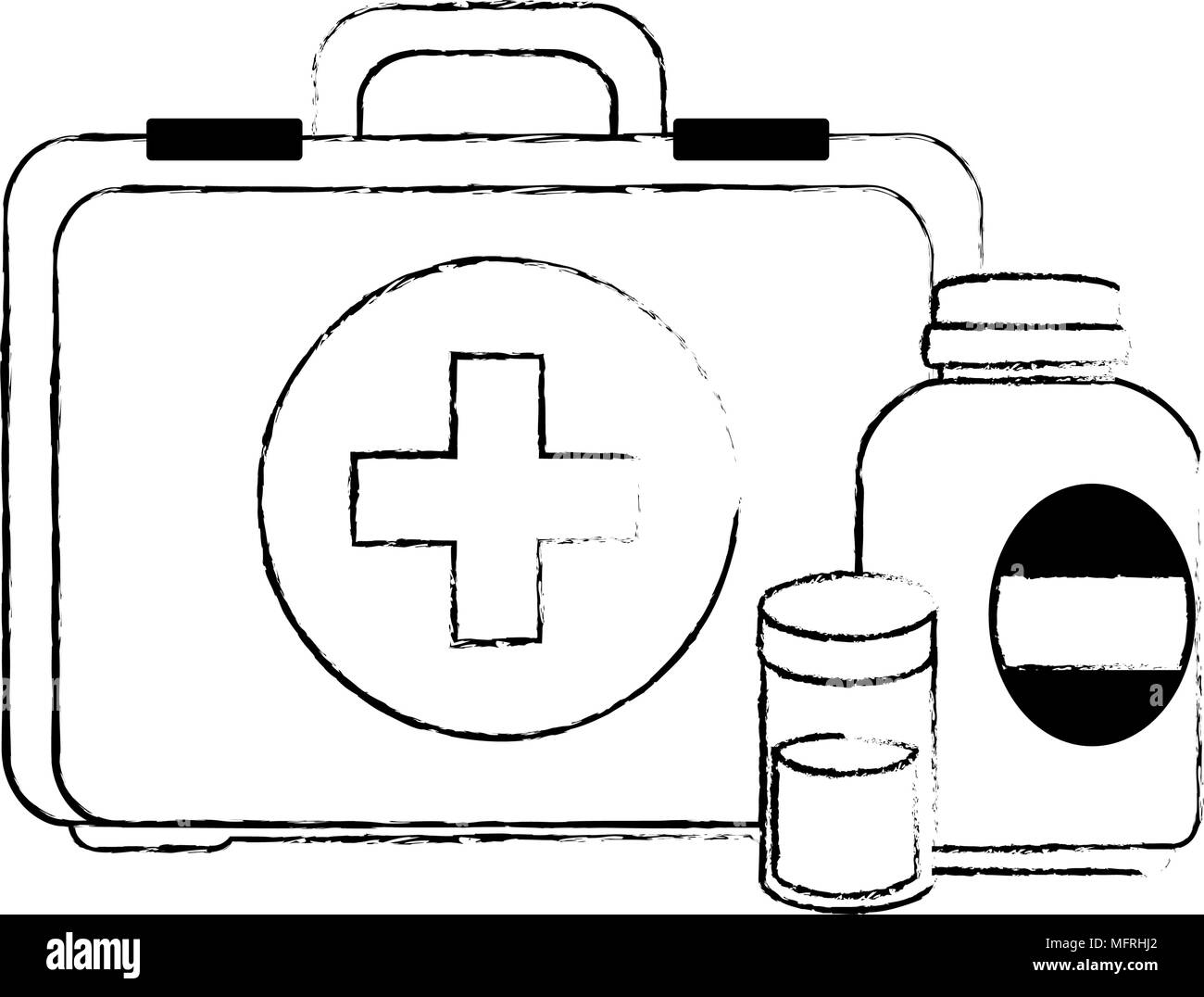 Hospital containers Stock Vector Images - Alamy