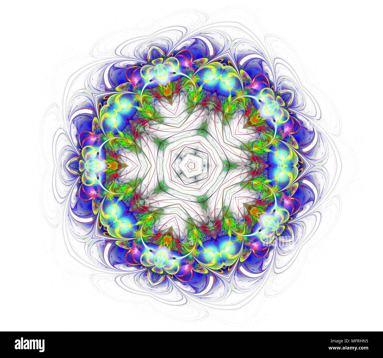Fractal art Cut Out Stock Images & Pictures - Alamy