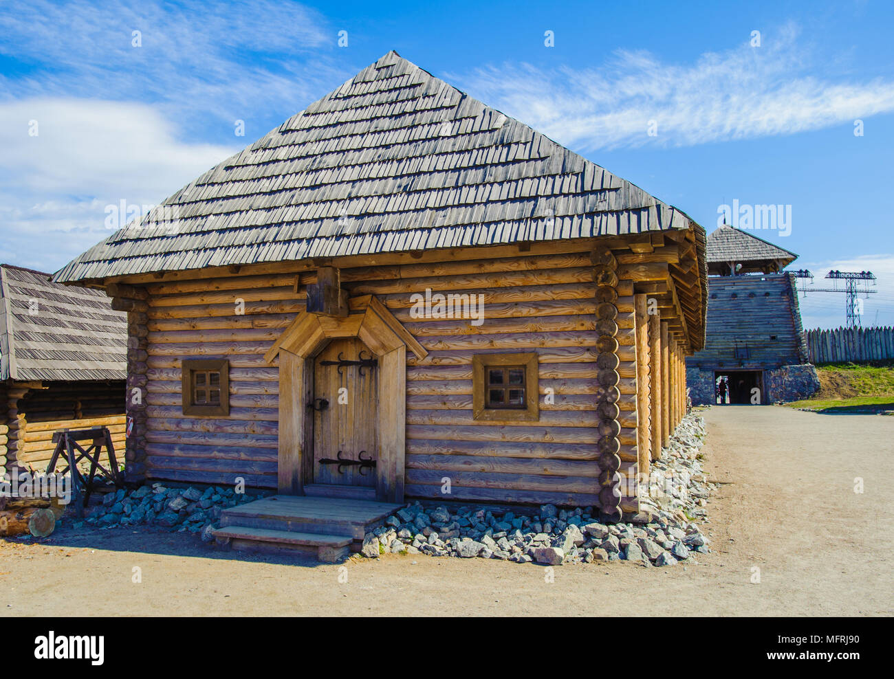 Ancient historical cossacks house Stock Photo - Alamy
