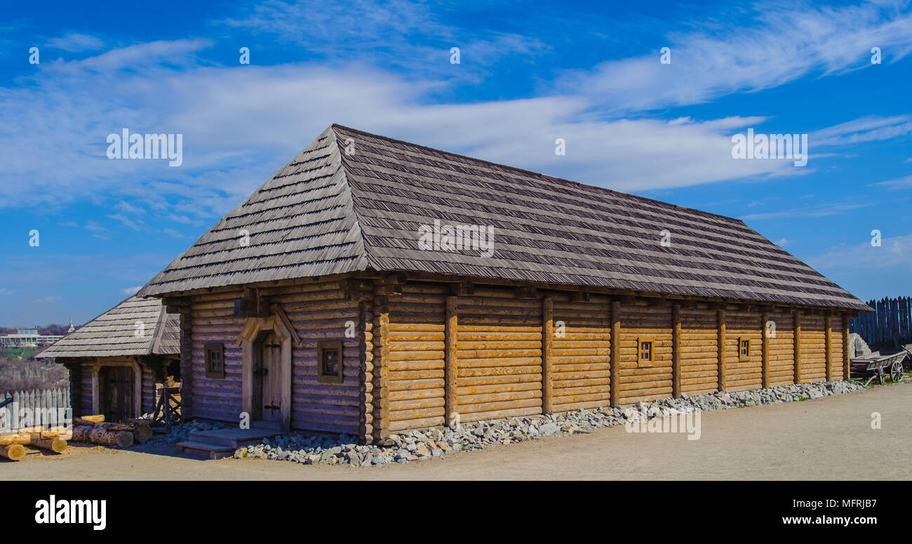 Ukrainian hcossacks house Stock Photo - Alamy