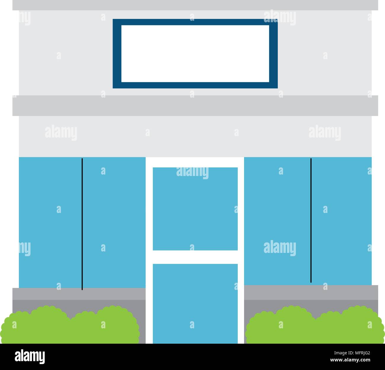 store building front facade vector illustration design Stock Vector ...