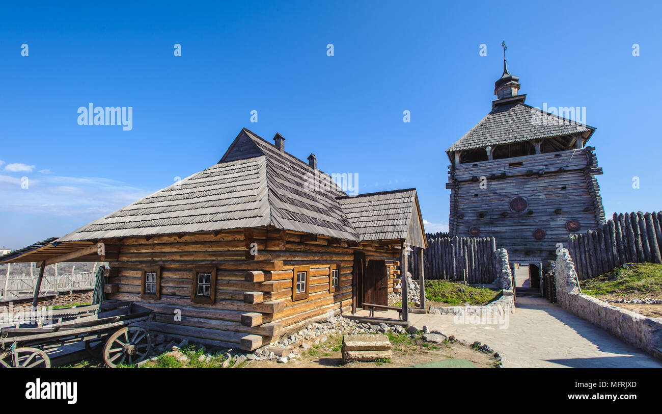 Old cossacks house Stock Photo - Alamy