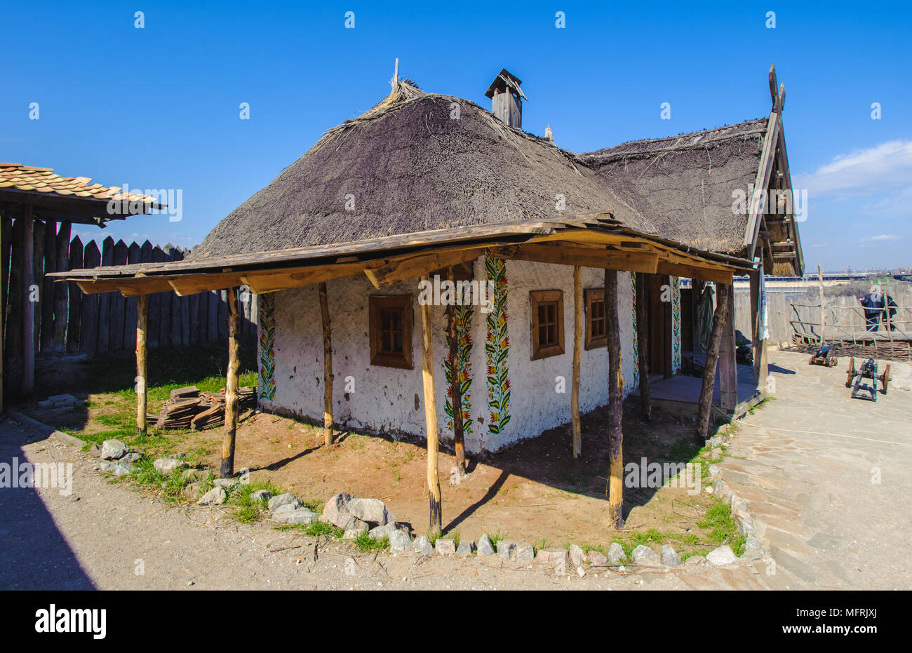 Old cossacks house Stock Photo - Alamy