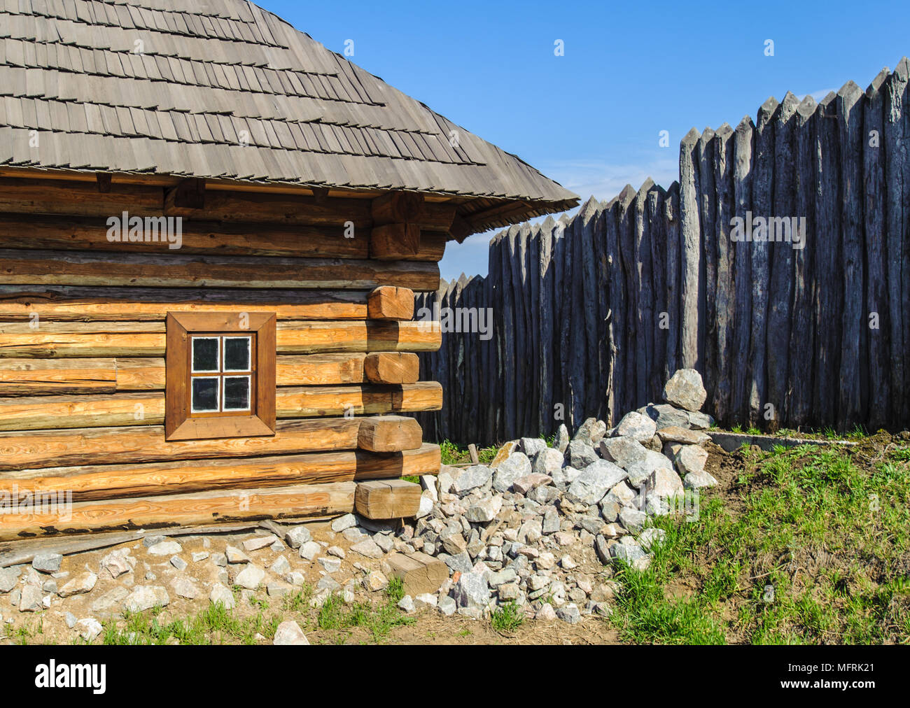 Ancient house of the Ukrainian cossacks Stock Photo - Alamy