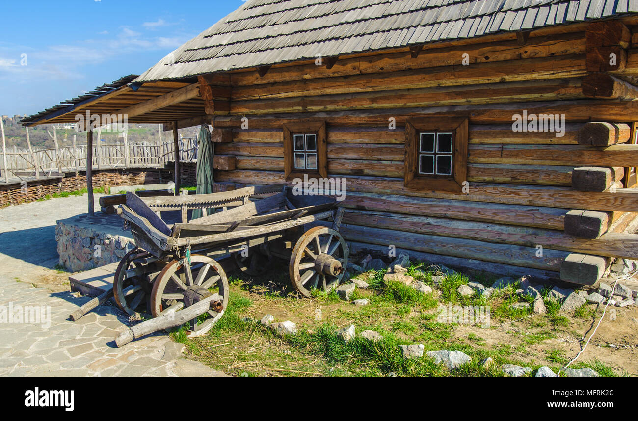 Ancient house of the Ukrainian cossacks Stock Photo - Alamy