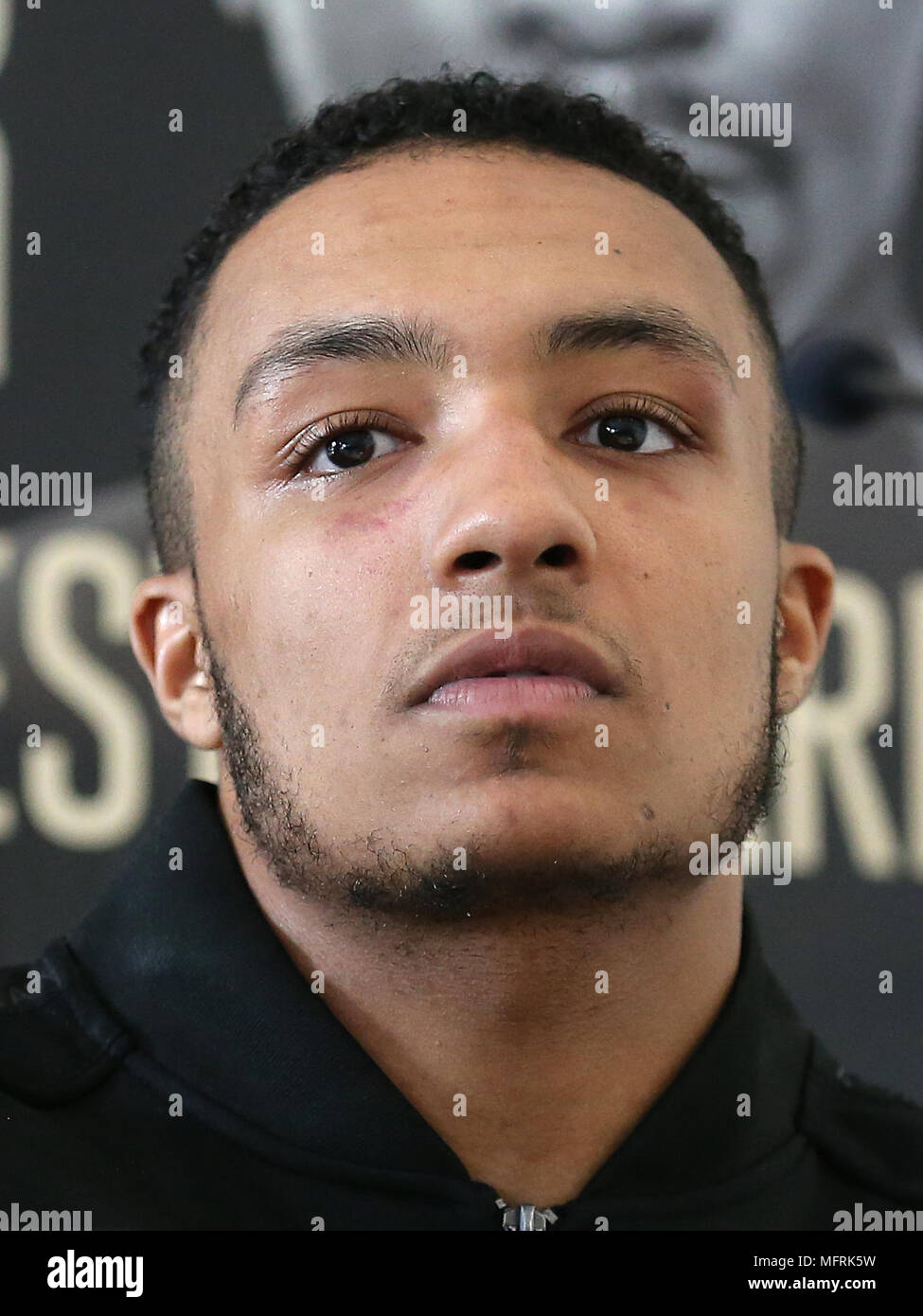 Zelfa Barrett during the press conference at the Lowry Hotel ...