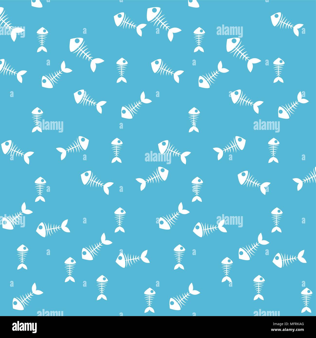 fish skeleton pattern background vector illustration design Stock ...