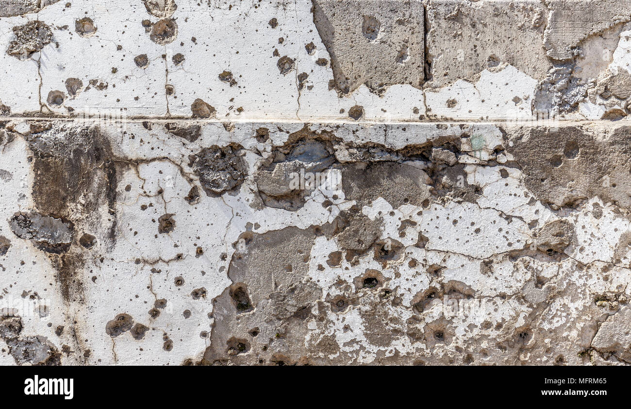 Bullet Hole Concrete