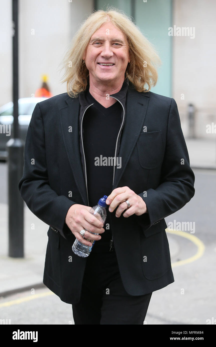 Def Leppard visiting BBC Radio One studios to promote their new Tour ...