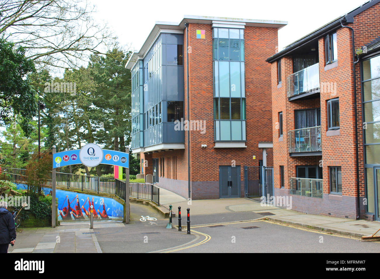 Exeter city wall hi-res stock photography and images - Alamy