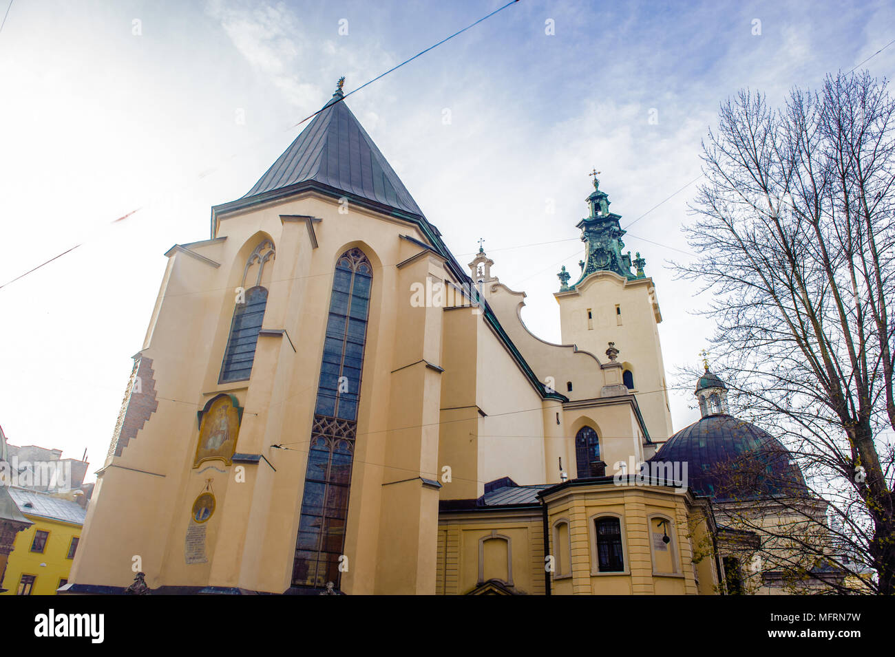 Church of the Historic Centre of Lviv, Ukraine. UNESCO World Heritage ...