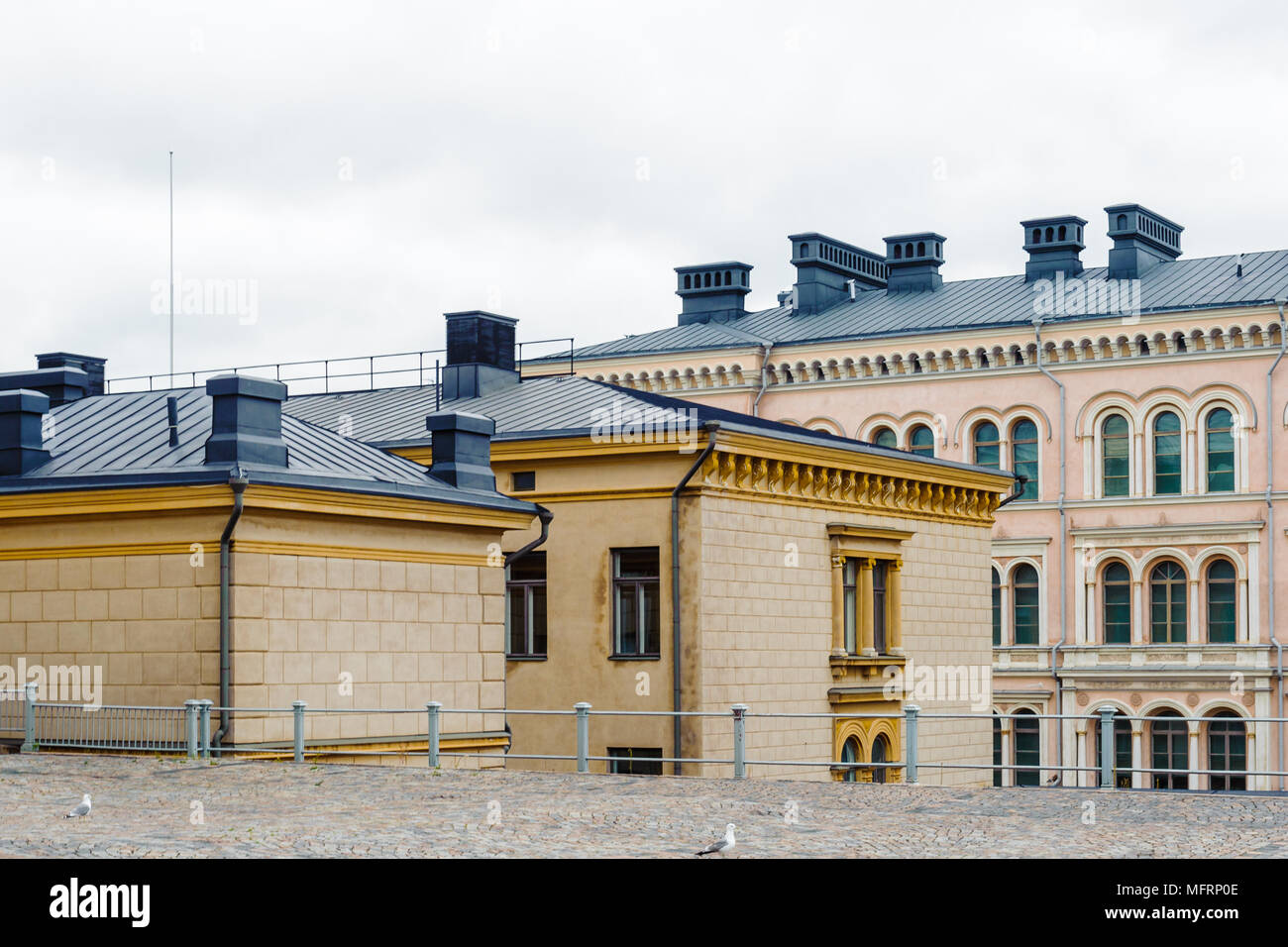 Architecture of the central area of Helsinki, the capital of Finland ...