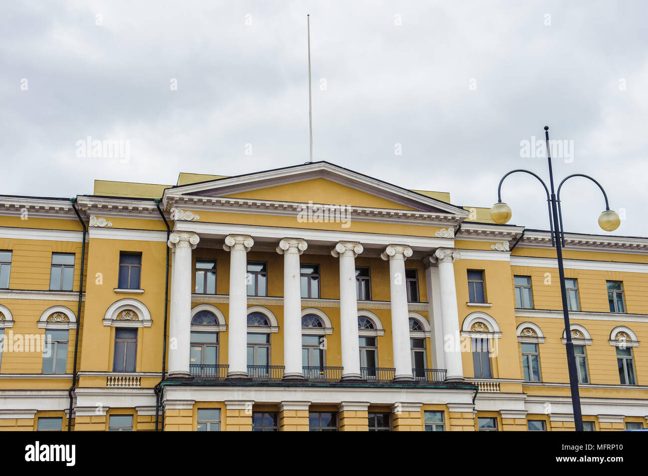 Architecture of the central area of Helsinki, the capital of Finland ...