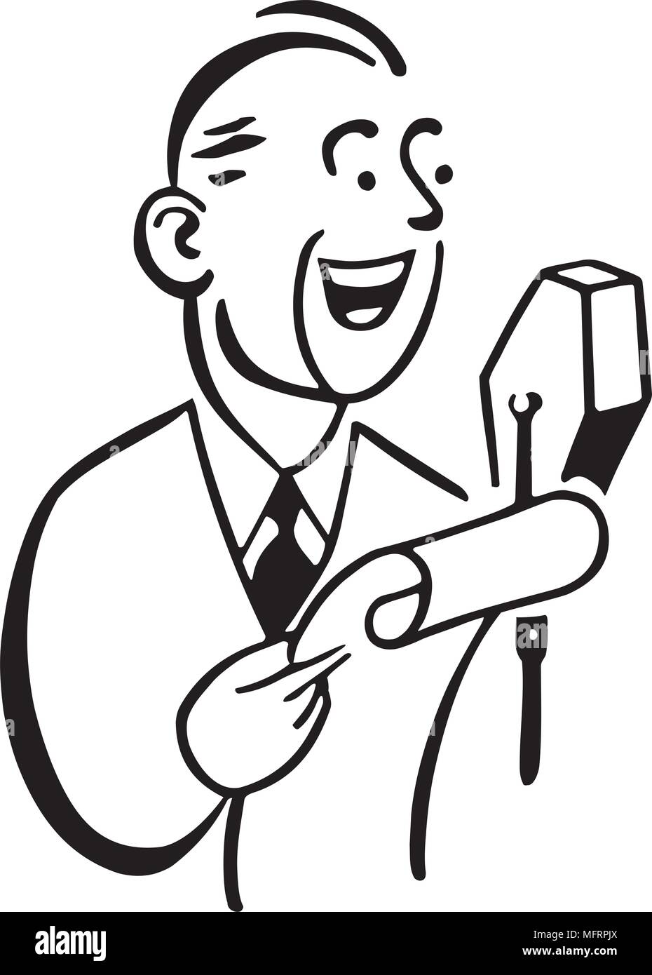 Master of ceremonies Stock Vector Images - Alamy