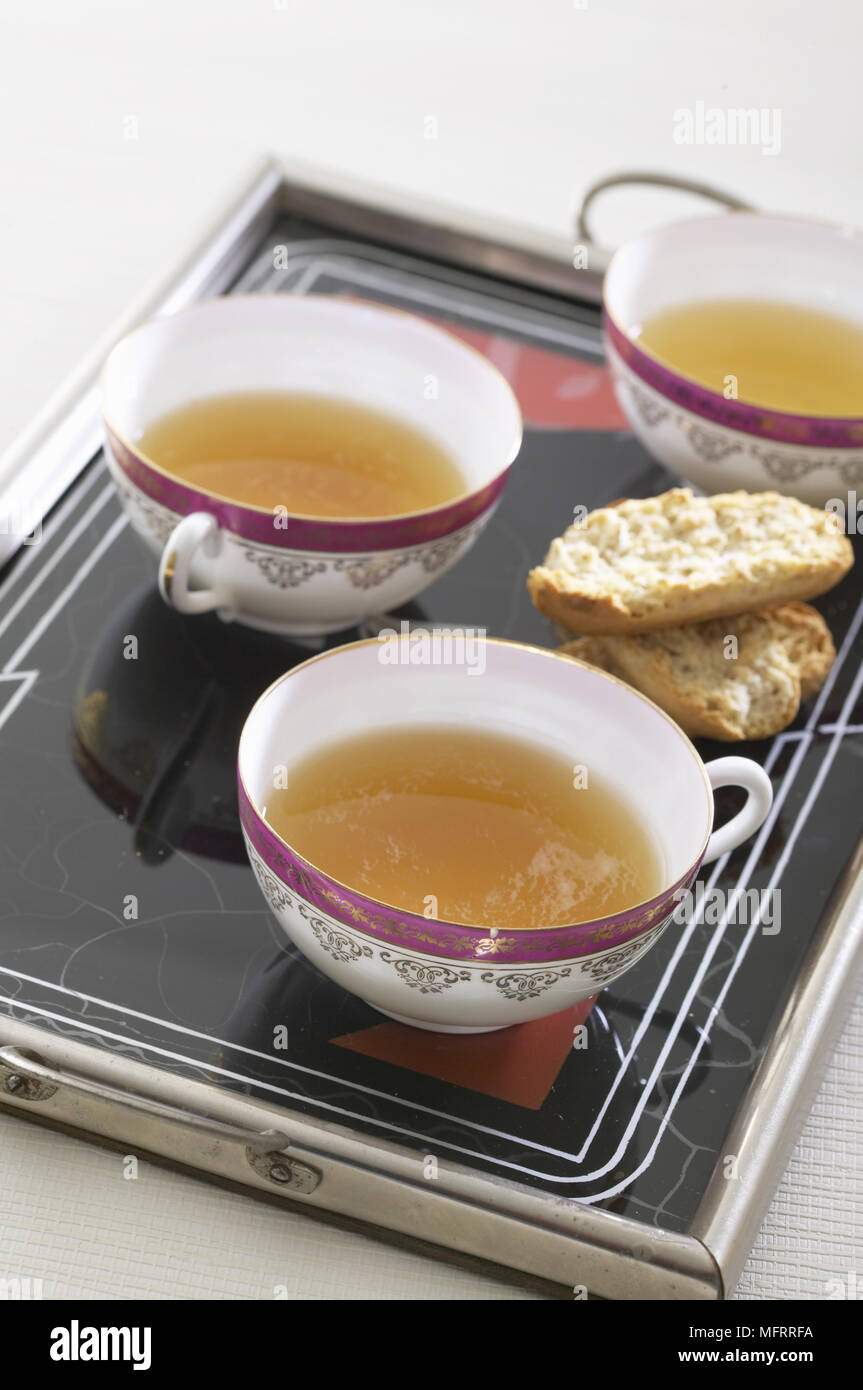 Three cups a tea hi-res stock photography and images - Alamy