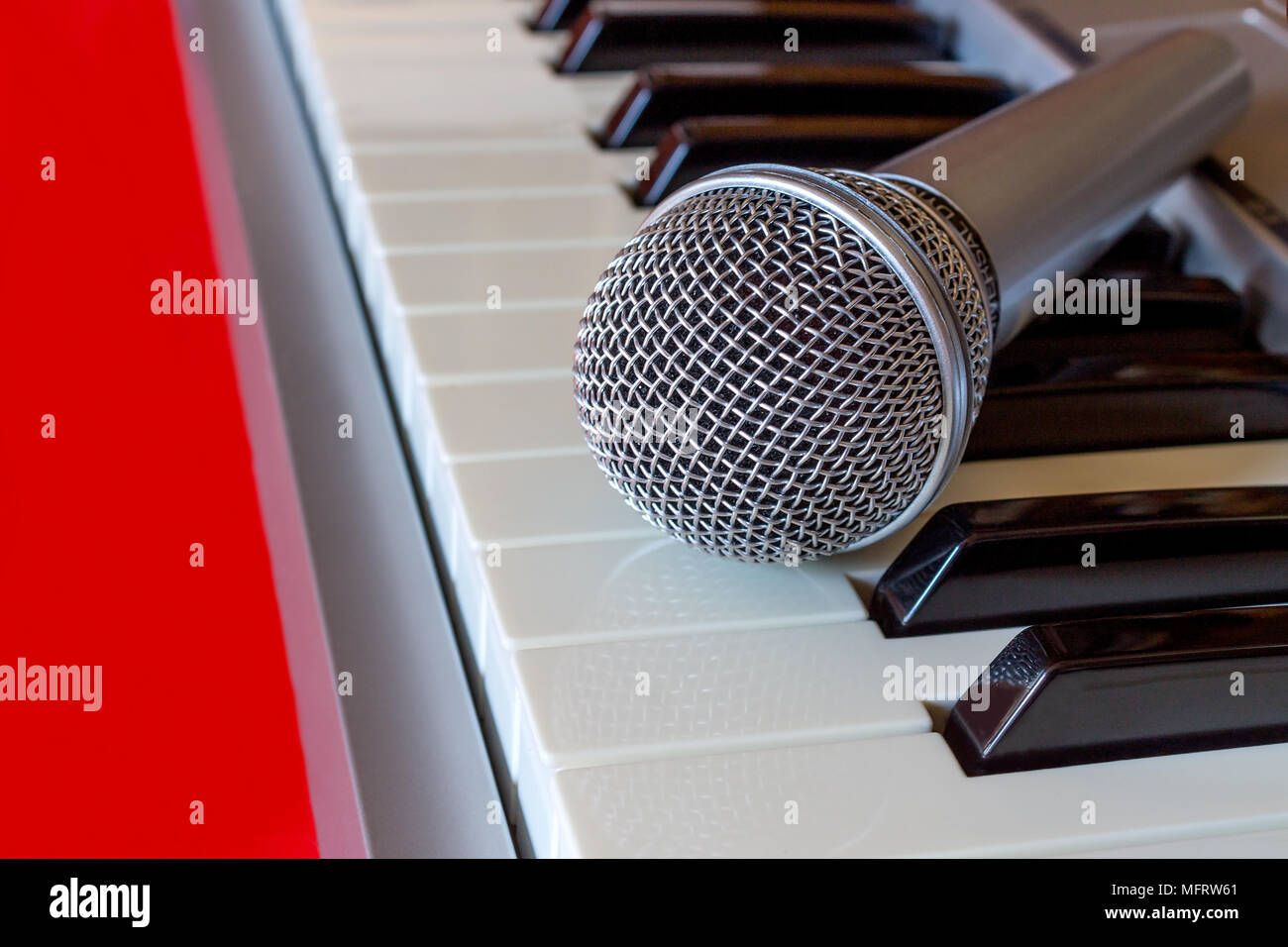 Abstract art mic funky background hi-res stock photography and images ...