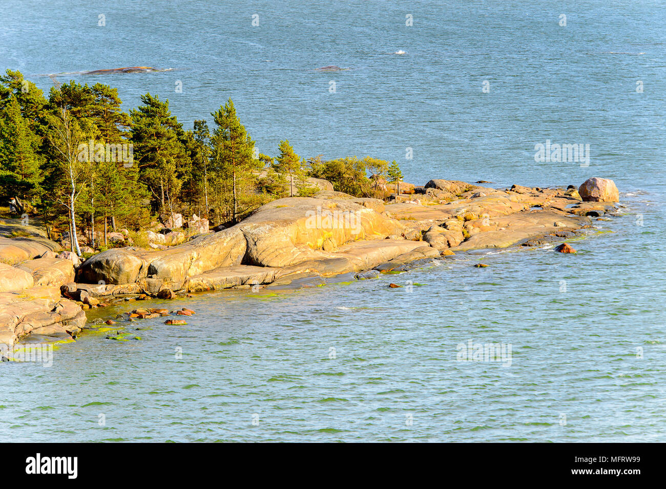 Nature of the Baltic sea of Finland Stock Photo - Alamy