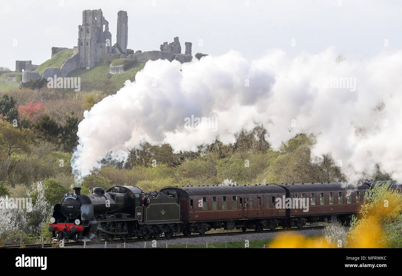 A 1920s Southern Railway 'U' class steam locomotive No. 31806, known as ...