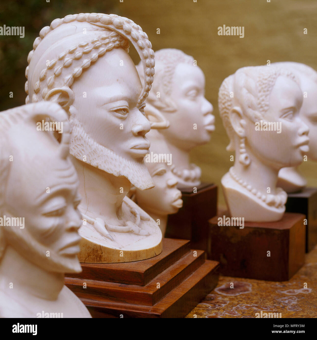 African heads hi-res stock photography and images - Alamy