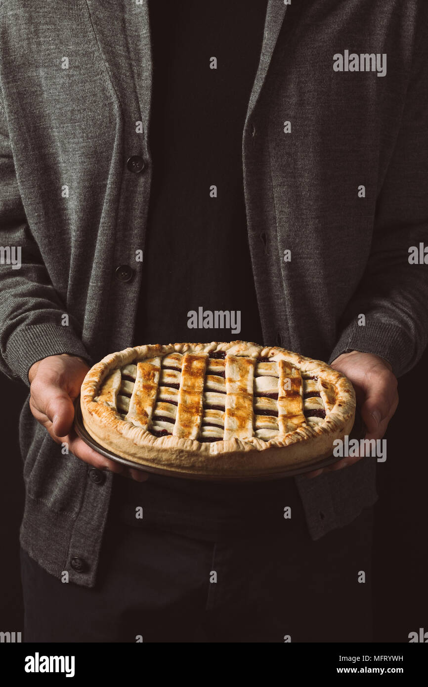 Man eating pie hi-res stock photography and images - Alamy