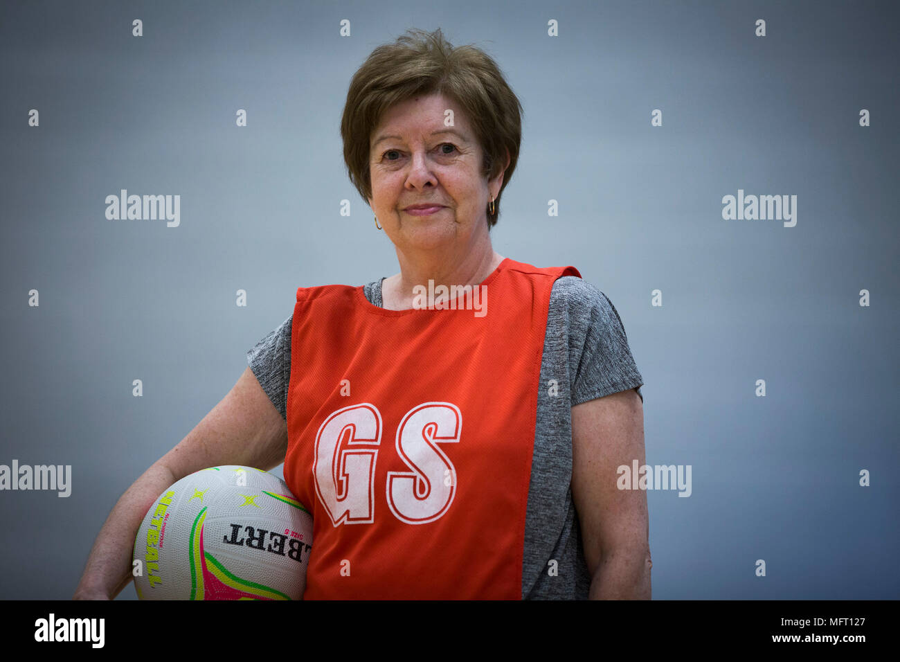 A netball session for older people at the Anfield Community Centre ...