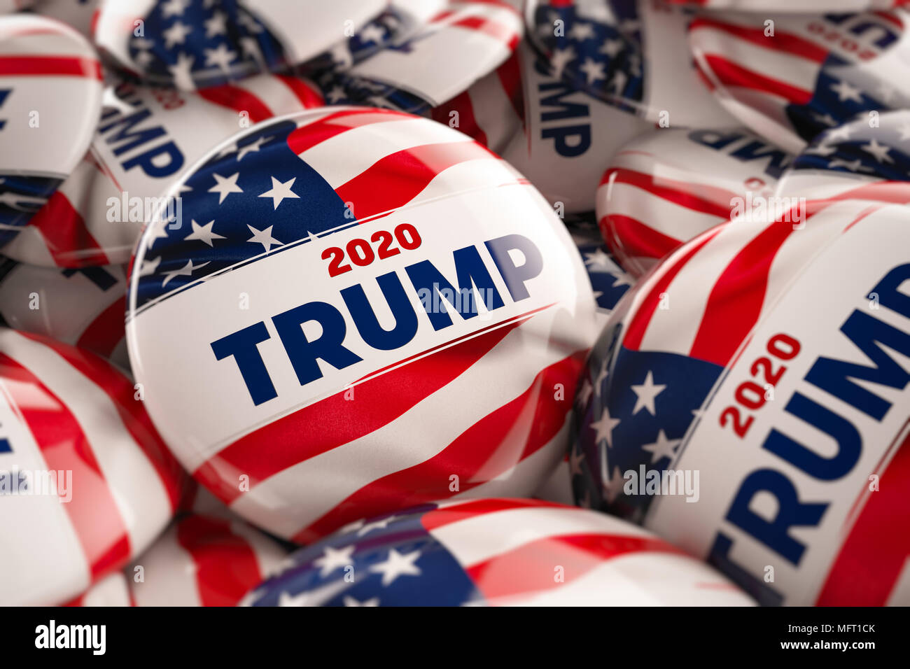 Donald trump badge hi-res stock photography and images - Alamy