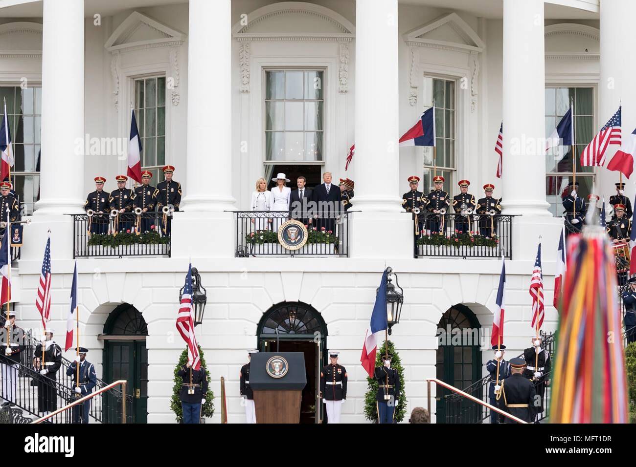 Standing on truman balcony hi-res stock photography and images - Alamy