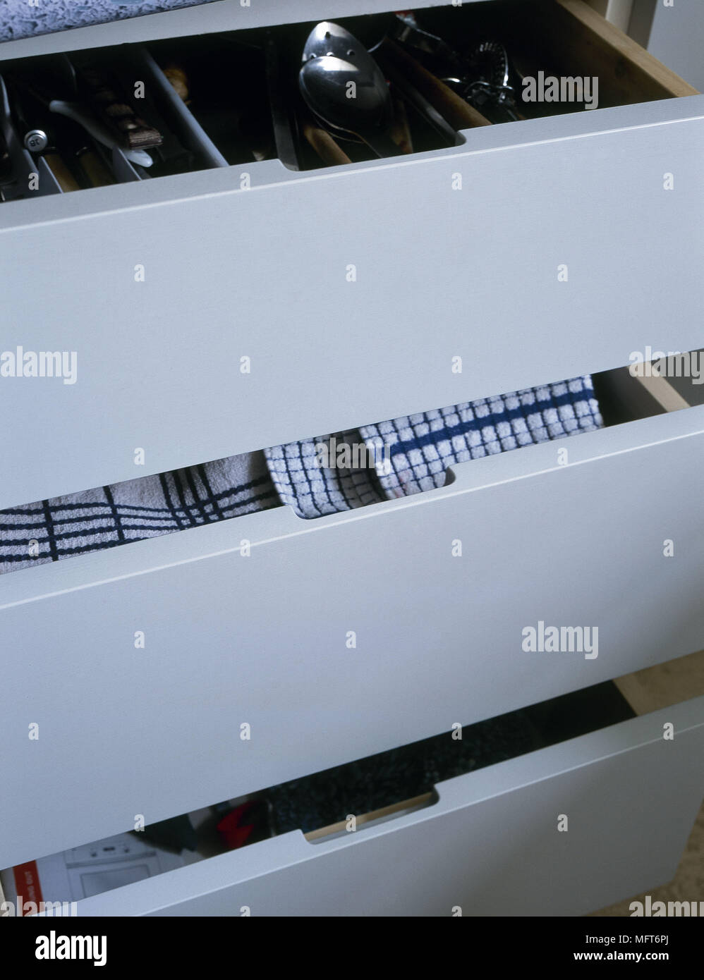 Modern kitchen detail painted drawer units Interiors kitchens cool ...