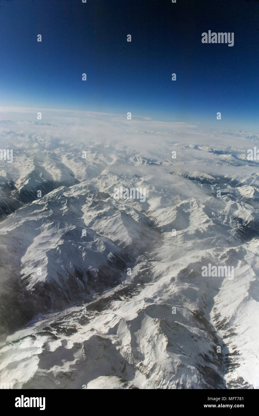 Alps from the air hi-res stock photography and images - Alamy