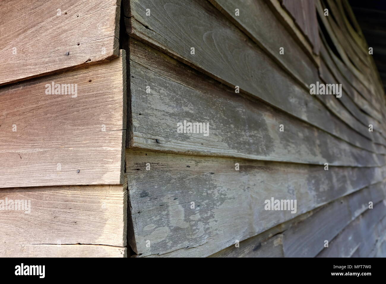 Close up Corner Structure of Old Barn Background Stock Photo - Alamy