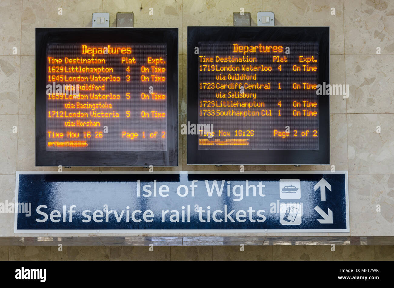 Sign boards railway hi-res stock photography and images - Alamy
