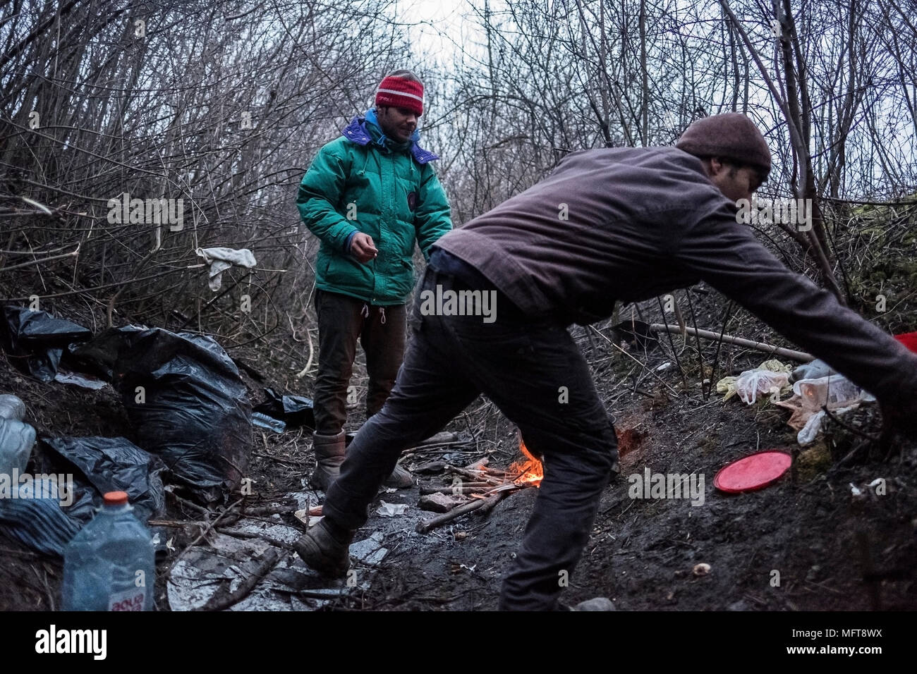 Muddy ditch hi-res stock photography and images - Alamy