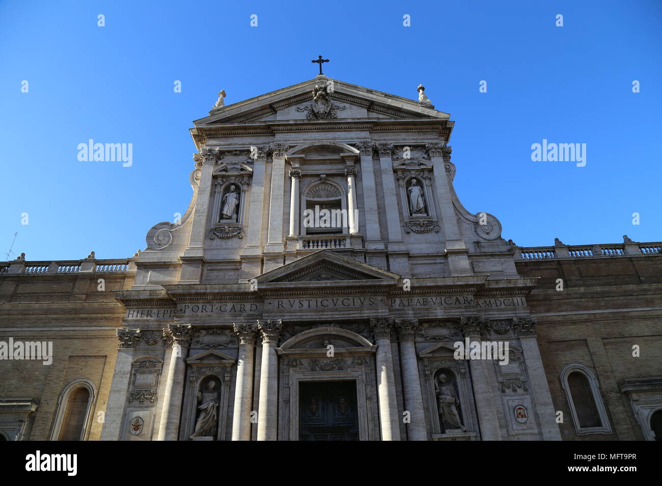 Old Church in Rome Stock Photo - Alamy