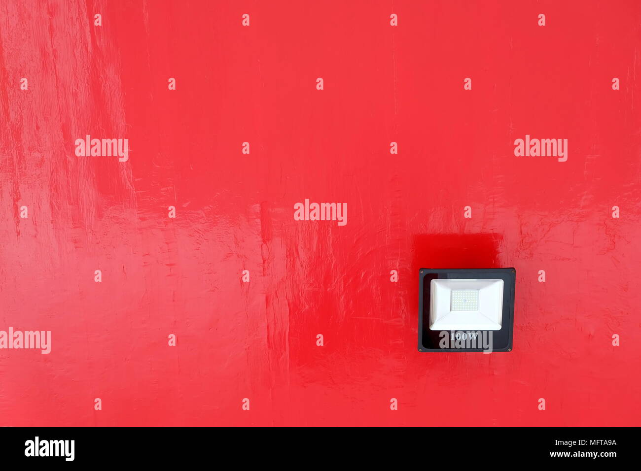 Spotlight on Red Ceiling Background Stock Photo - Alamy